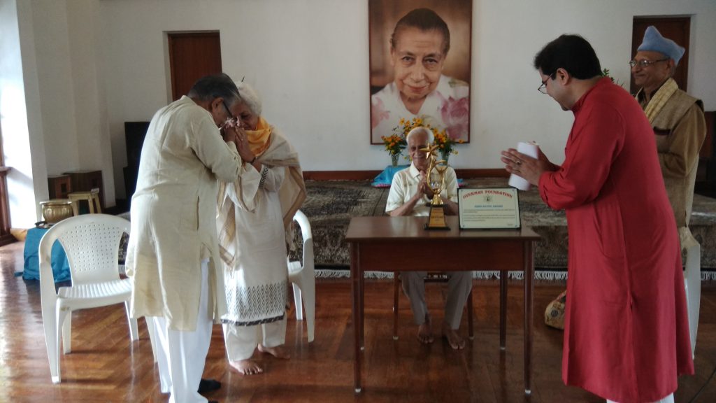 Dr. Aster Patel awarded the “Auro Ratna Award” for the year 2018 ...