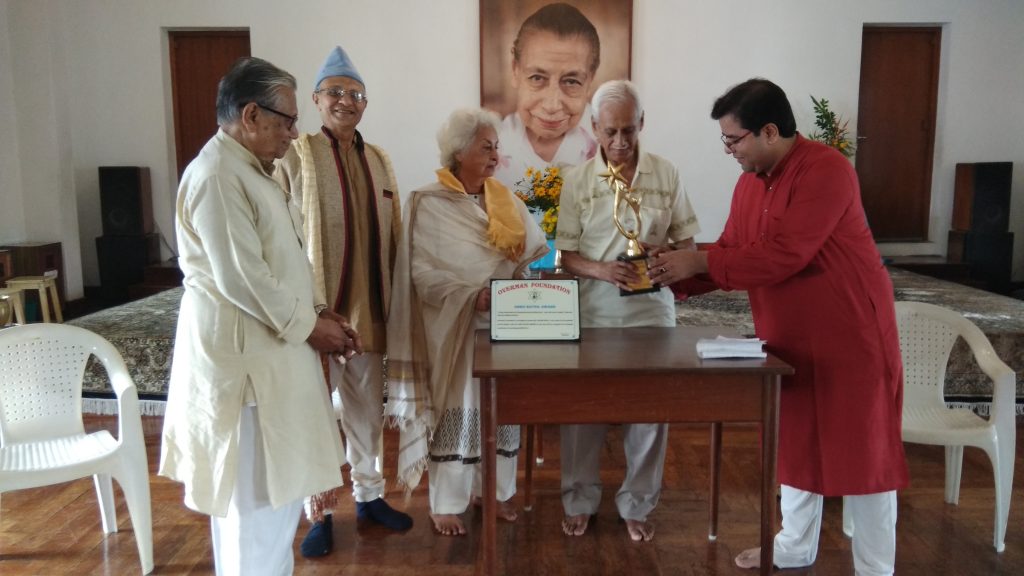 Dr. Aster Patel awarded the “Auro Ratna Award” for the year 2018 ...