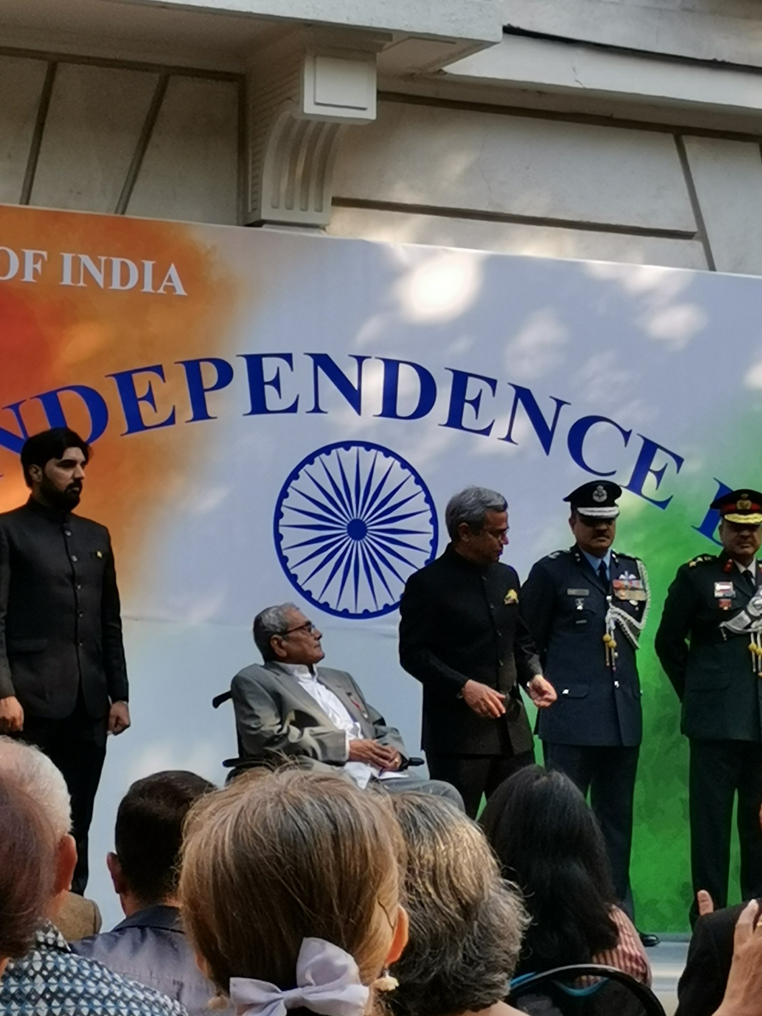 Dr. Prithwindra Mukherjee presented with the Padma Shri at the Embassy ...