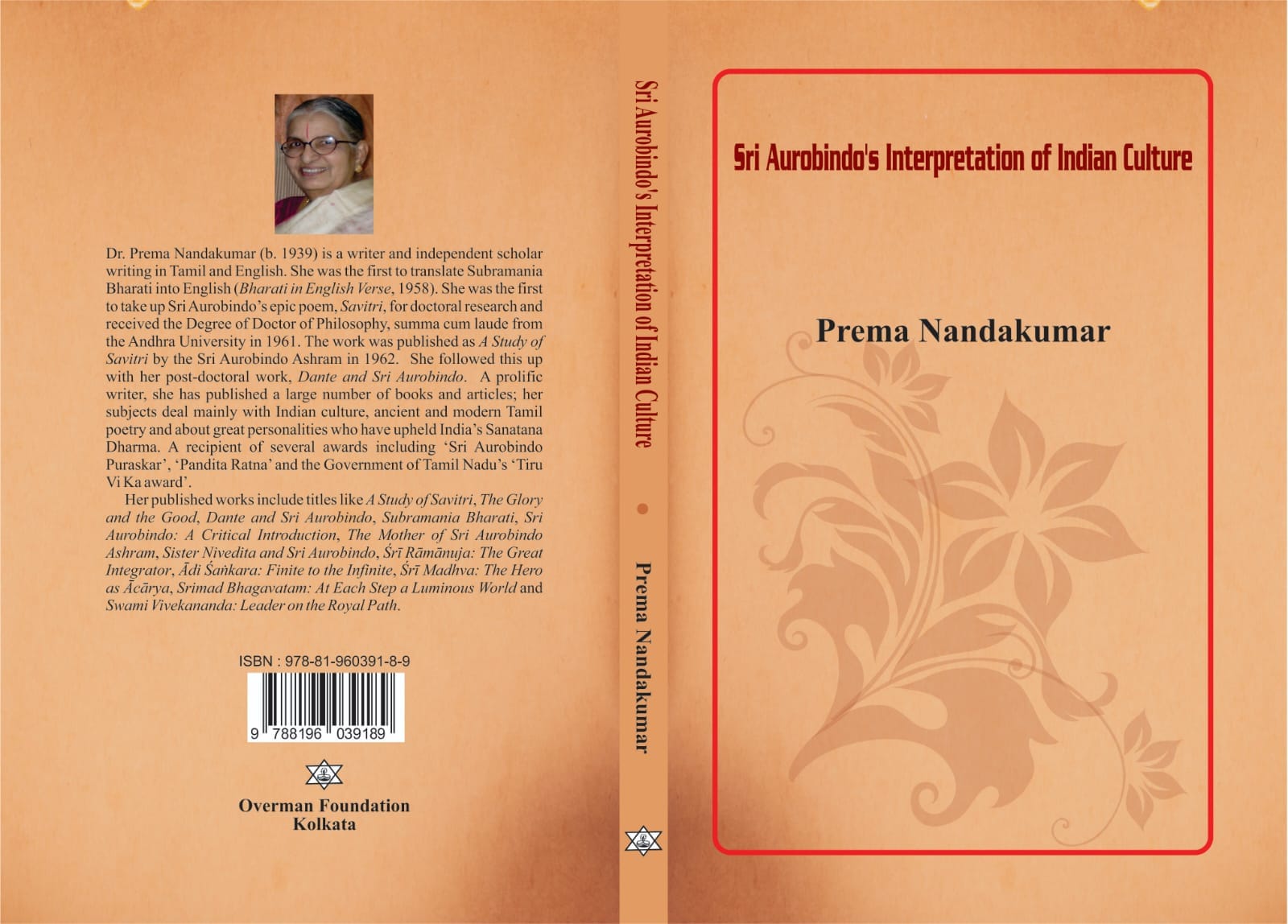 Publication of Dr. Prema Nandakumar’s new book, “Sri Aurobindo’s ...